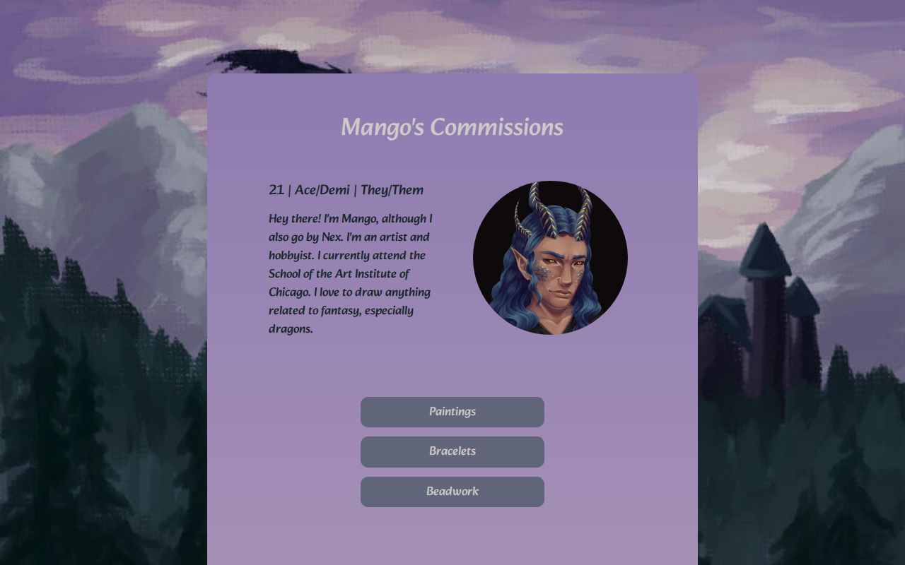 Mango's Commissions